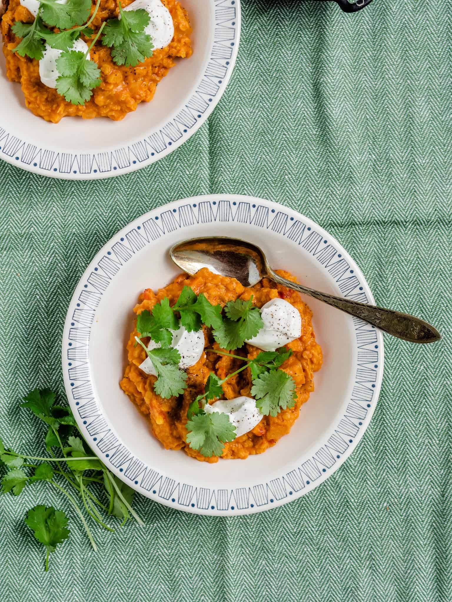 Indisk dahl: Nem opskrift på dhal med kokosmælk og grøntsager