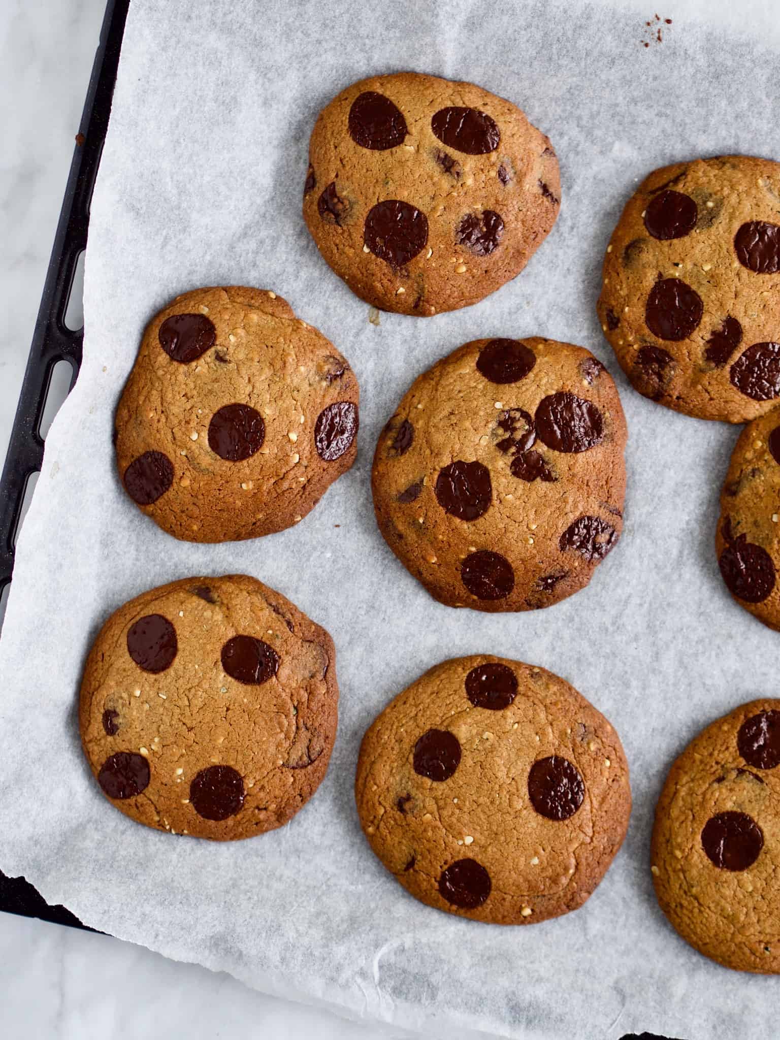 Cookies med chokolade, nem opskrift på sprød chokoladecookie