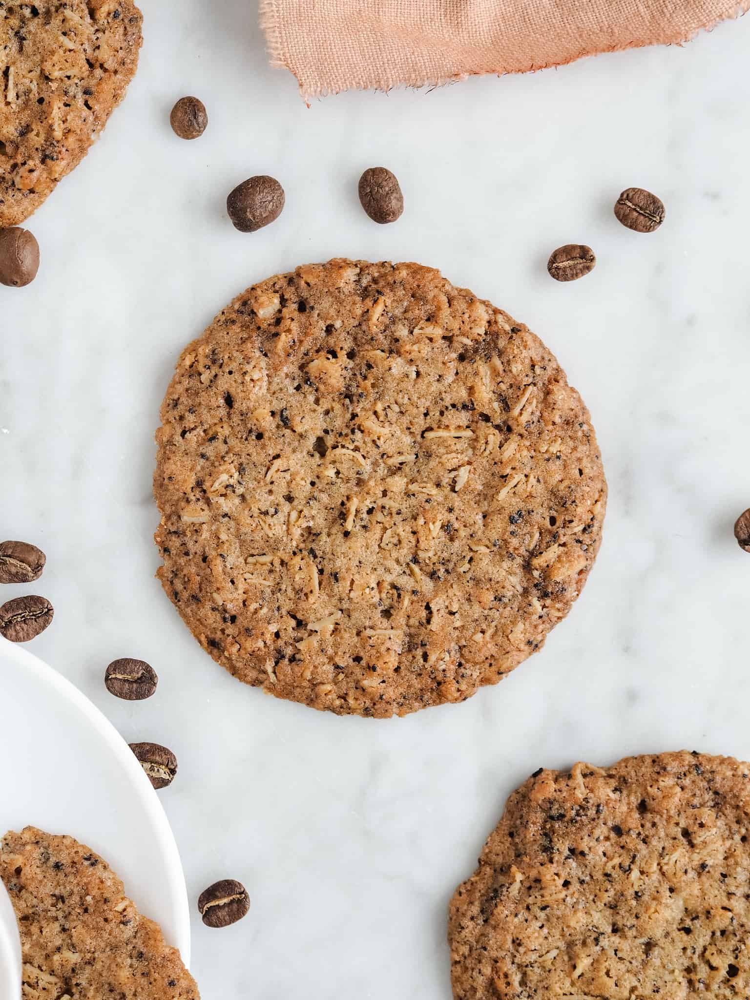 Kaffe cookies - opskrift med kaffegrums og havregryn