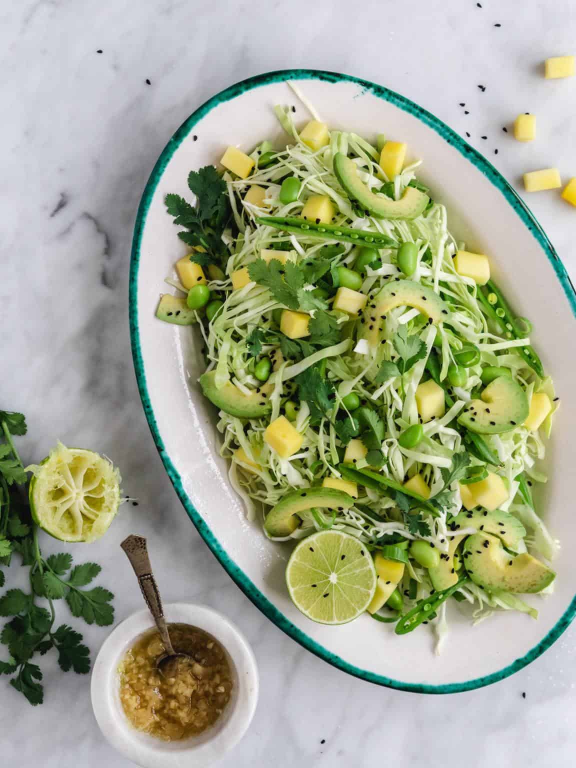 Mangosalat med avocado - simpel salat med mango