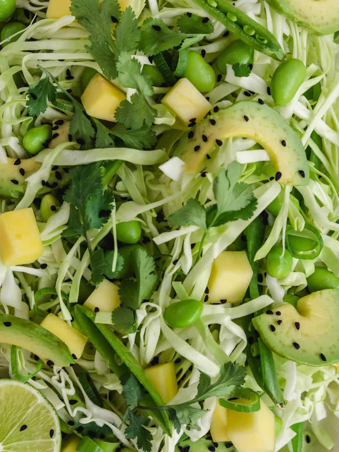 Mangosalat med avocado - simpel salat med mango
