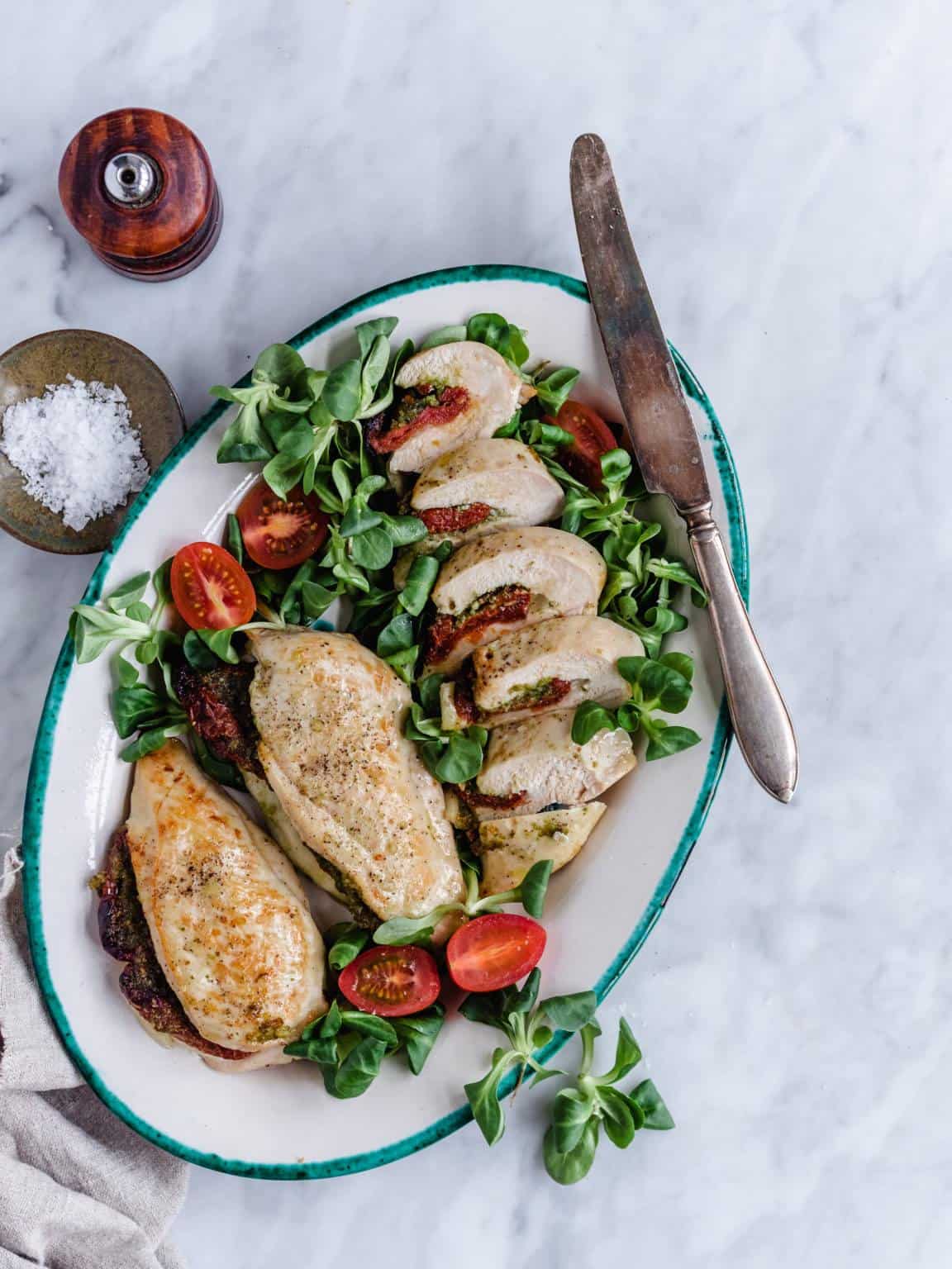 Marineret kyllingebryst - opskrift på marinade til kylling