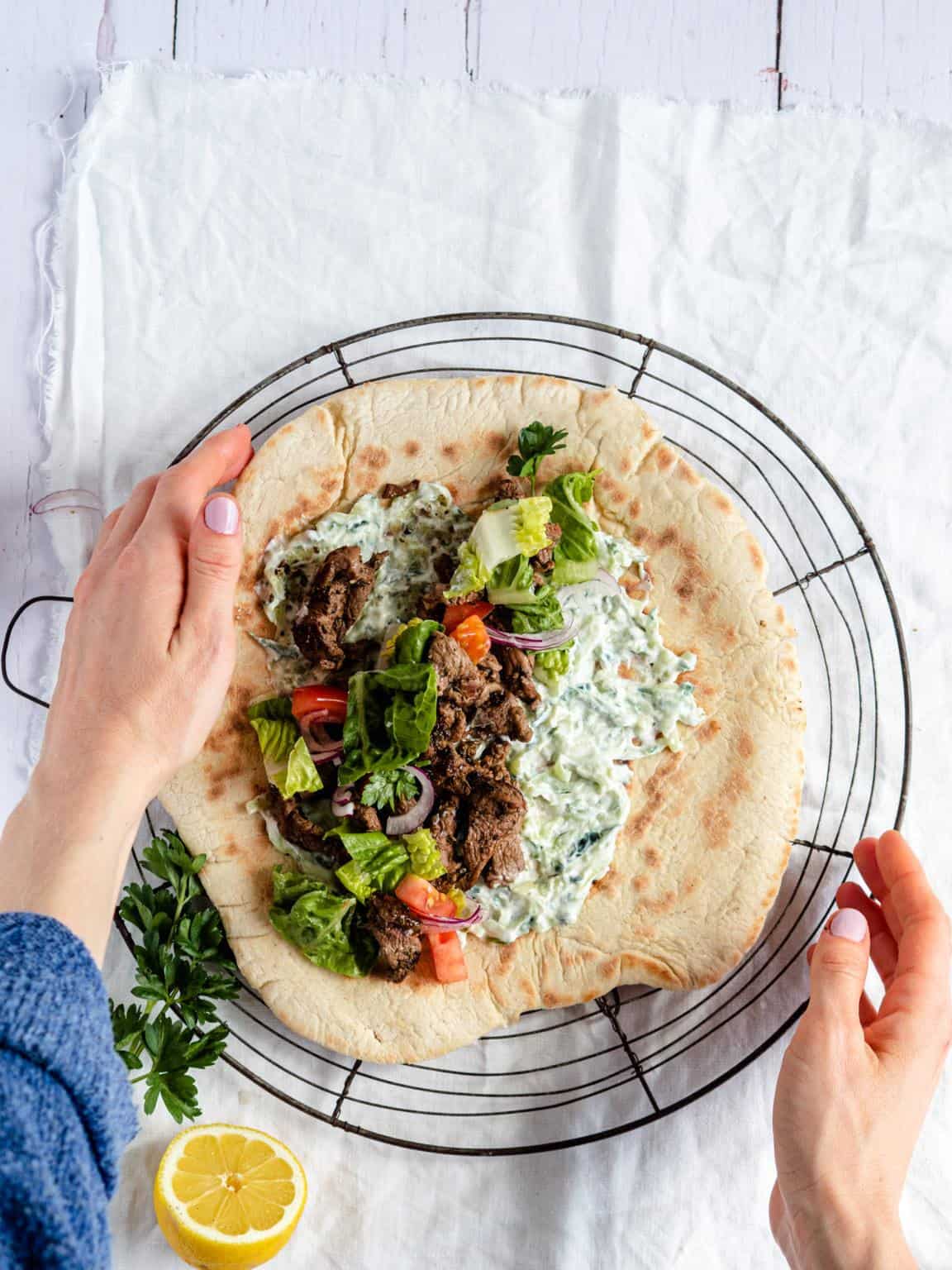 Kofta på spyd - krydrede kødboller med oksekød eller lam