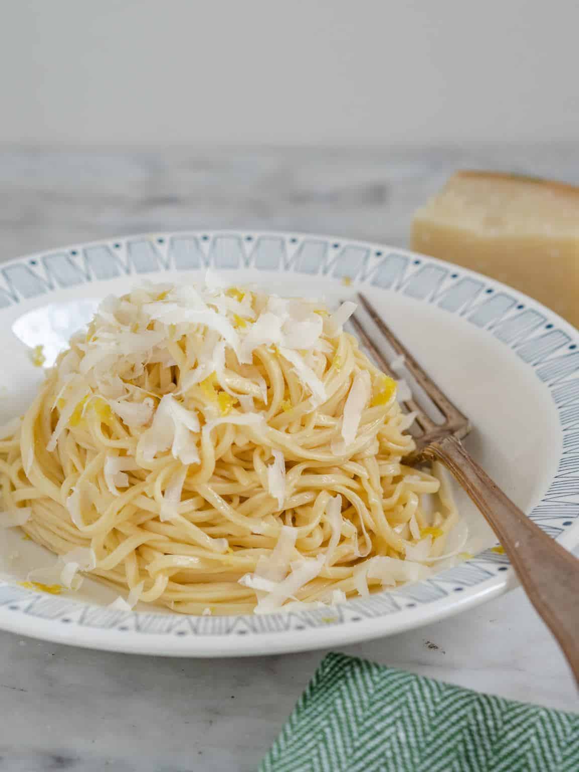 Citronpasta - Nem opskrift på pasta med citron og parmesan