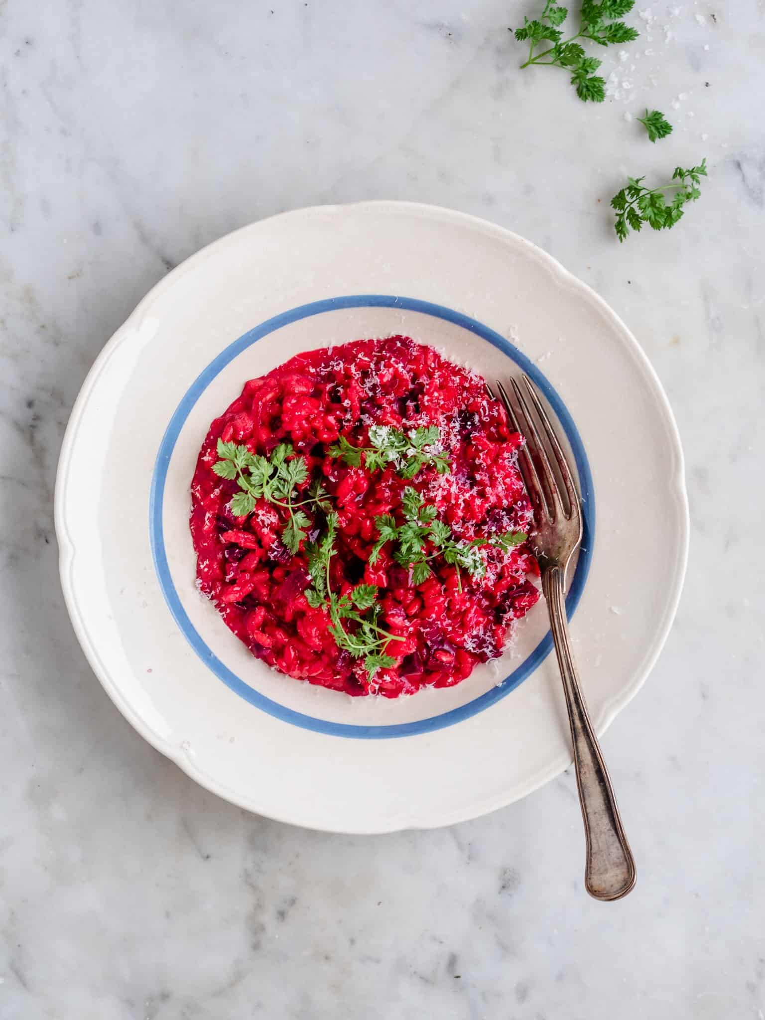 Svamperisotto med revet parmesan - verdens bedste risotto!