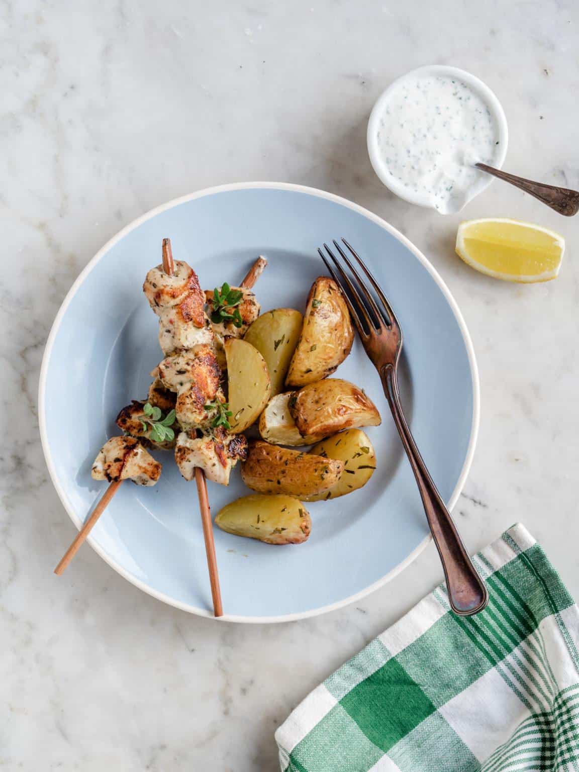 Kofta på spyd - krydrede kødboller med oksekød eller lam