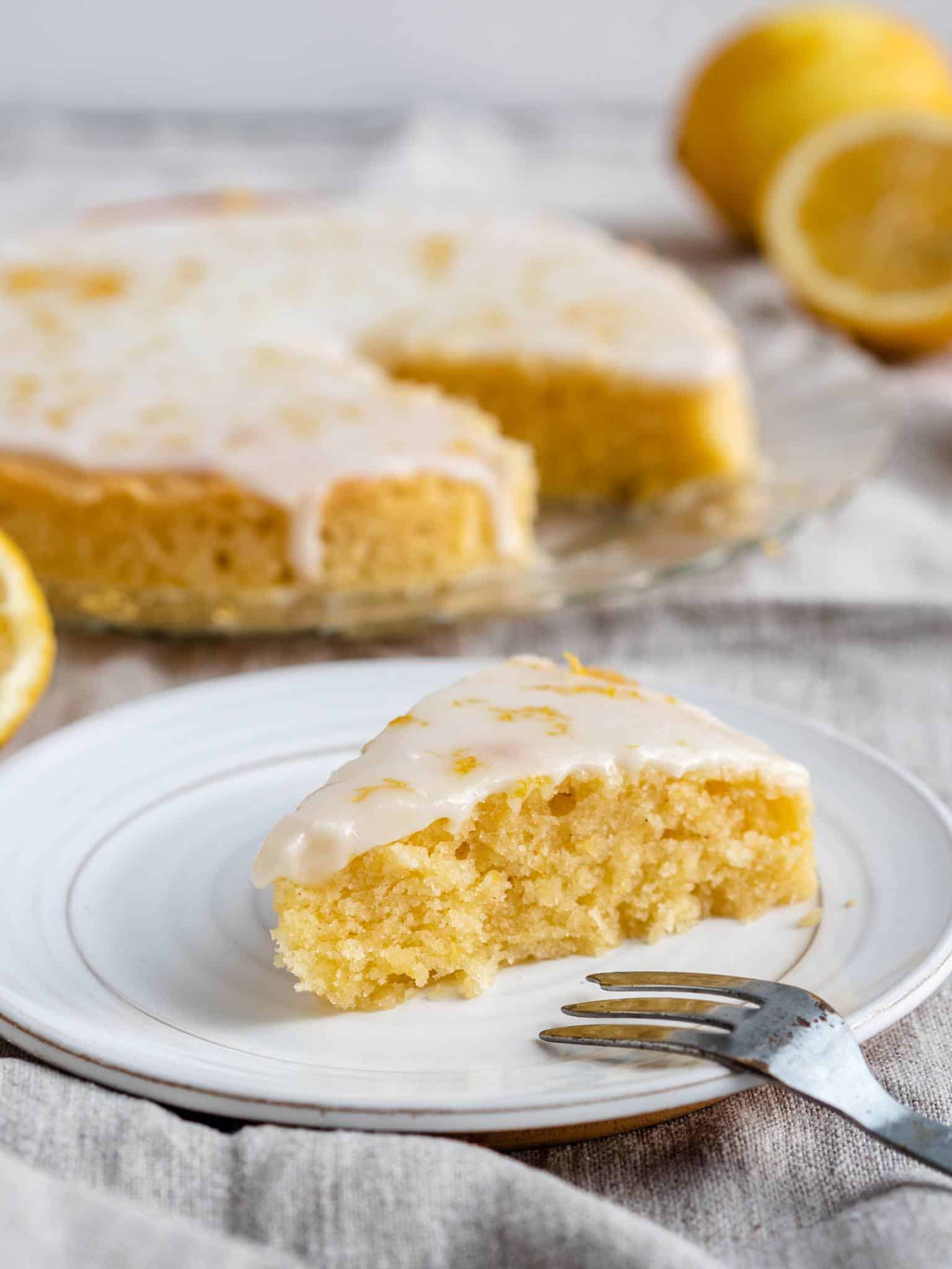 Citronmåne med citronglasur - svampet opskrift!