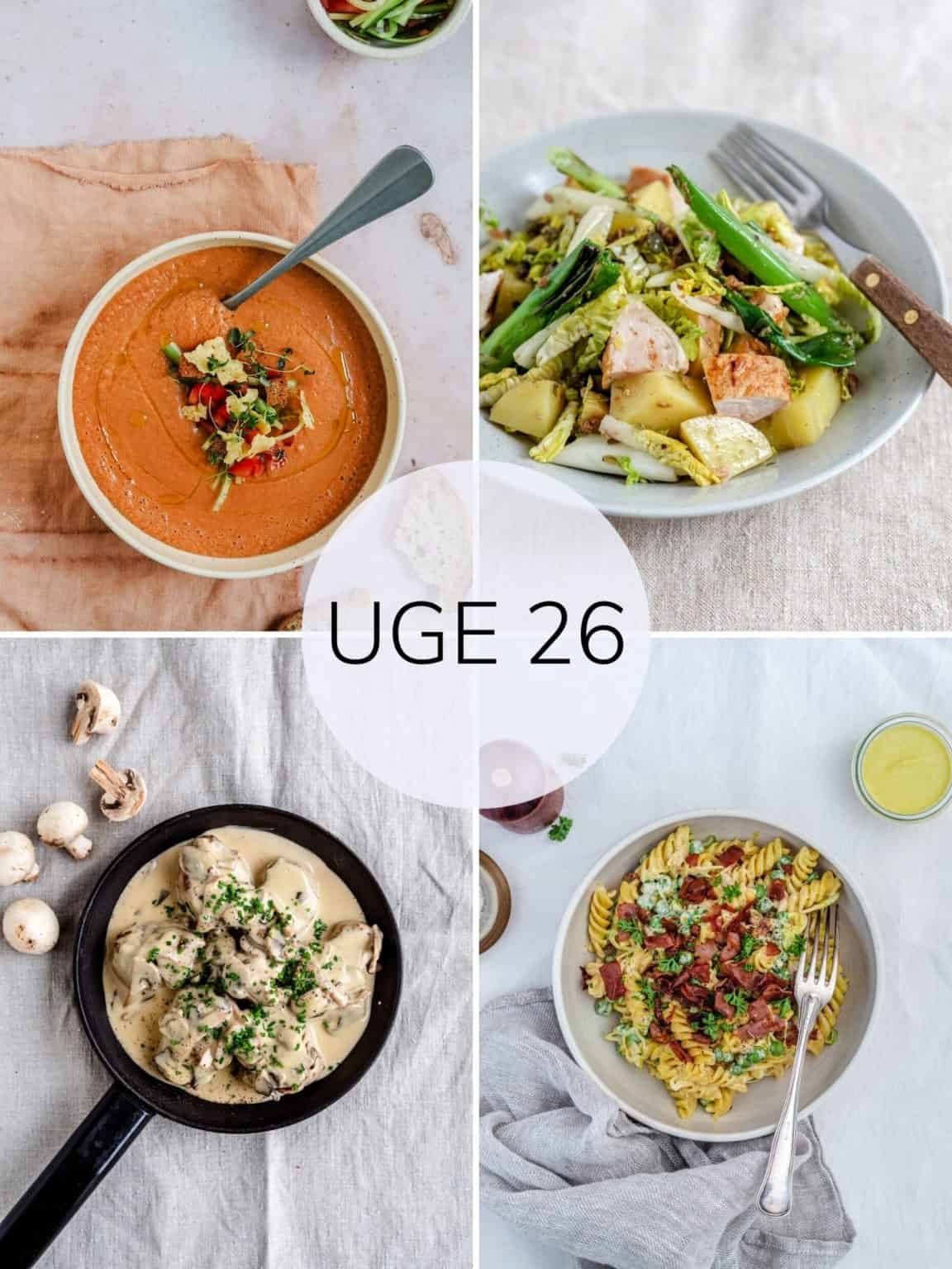 Madplan uge 26 - God mad for hele familien til hele ugen!