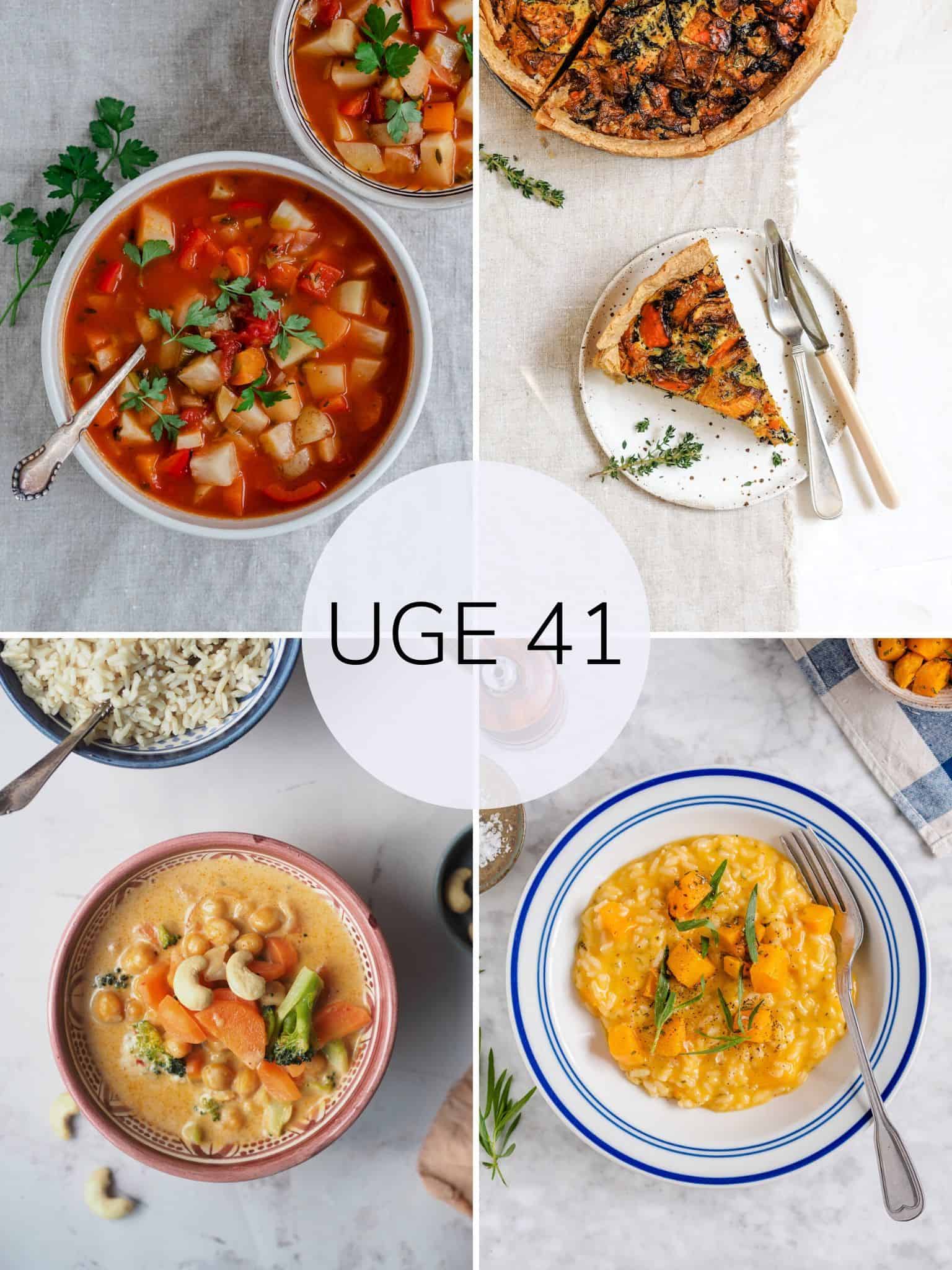 Madplan uge 42 - Gratis hverdagsmadplan