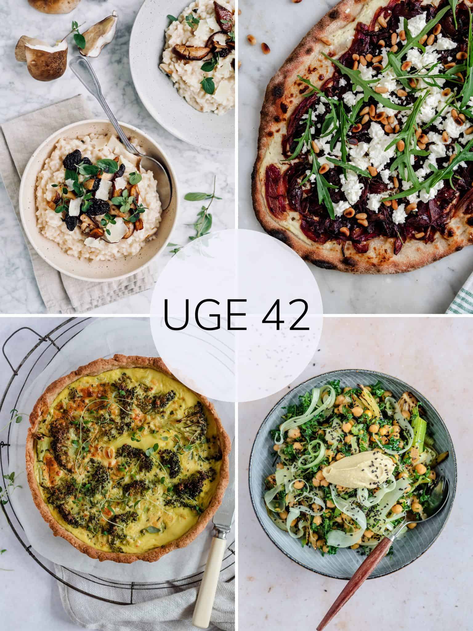 Vegetarisk madplan uge 42 - skøn vegetarisk efterårsmad