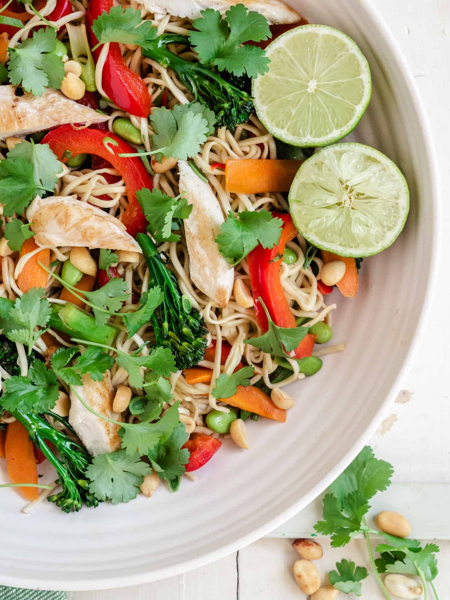 Wok med kylling | Nem kylling wok med nudler | MariaLottes