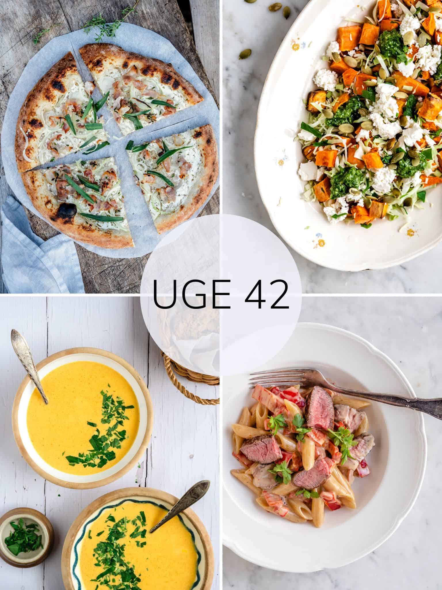 Madplan uge 42 - Gratis hverdagsmadplan