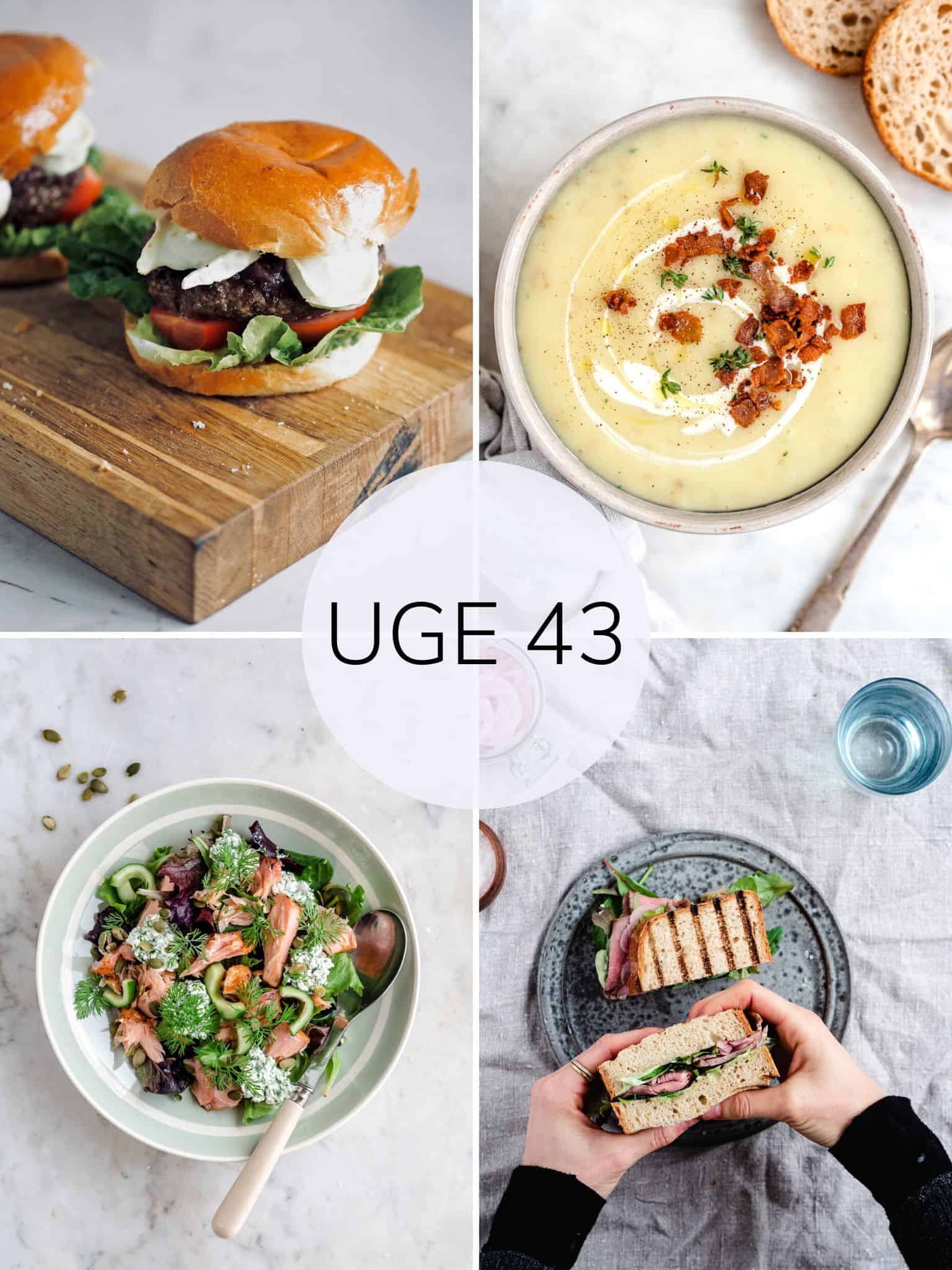 Madplan uge 42 - Gratis hverdagsmadplan