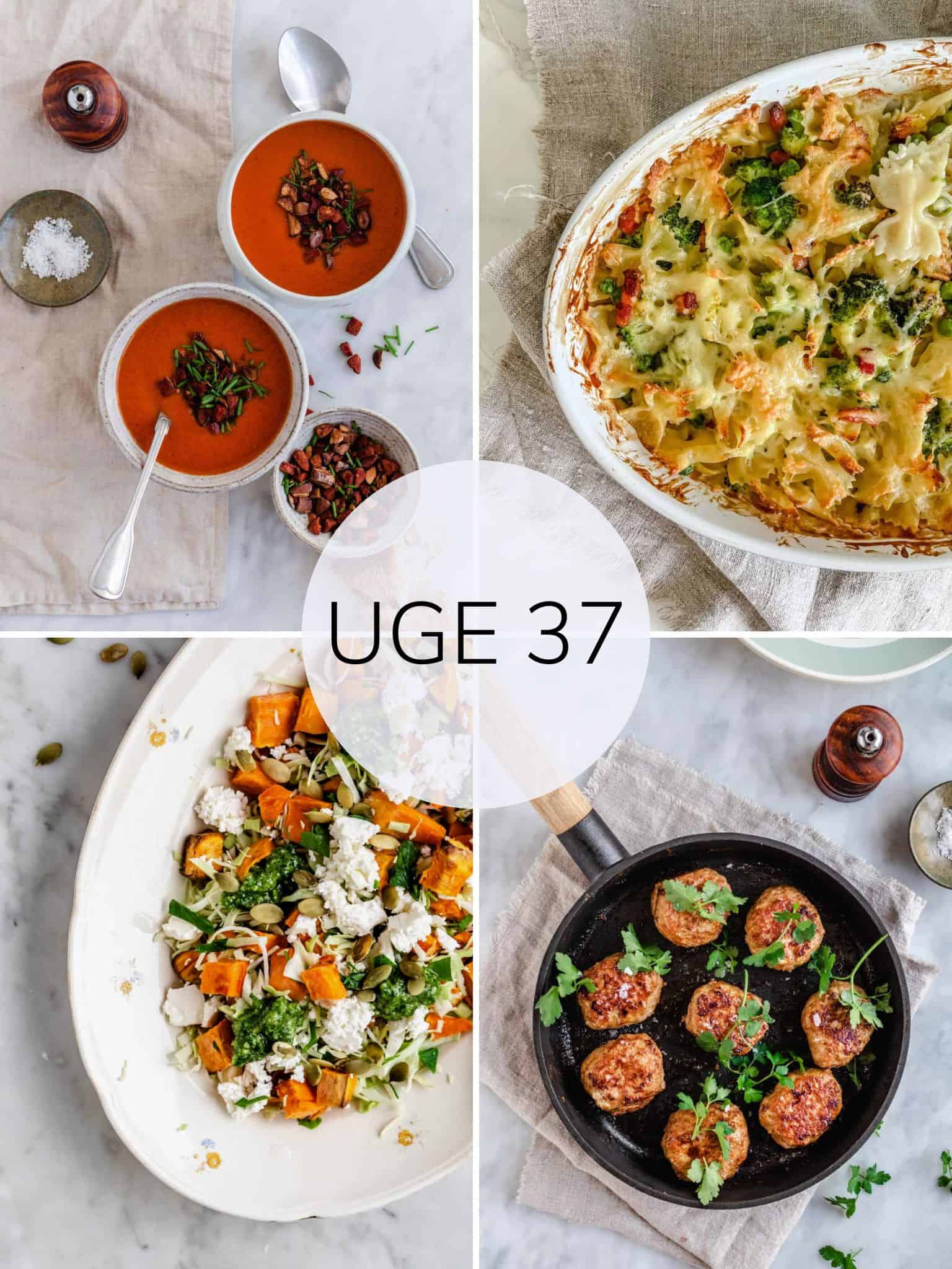 Madplan uge 37 - Marialottes.dk