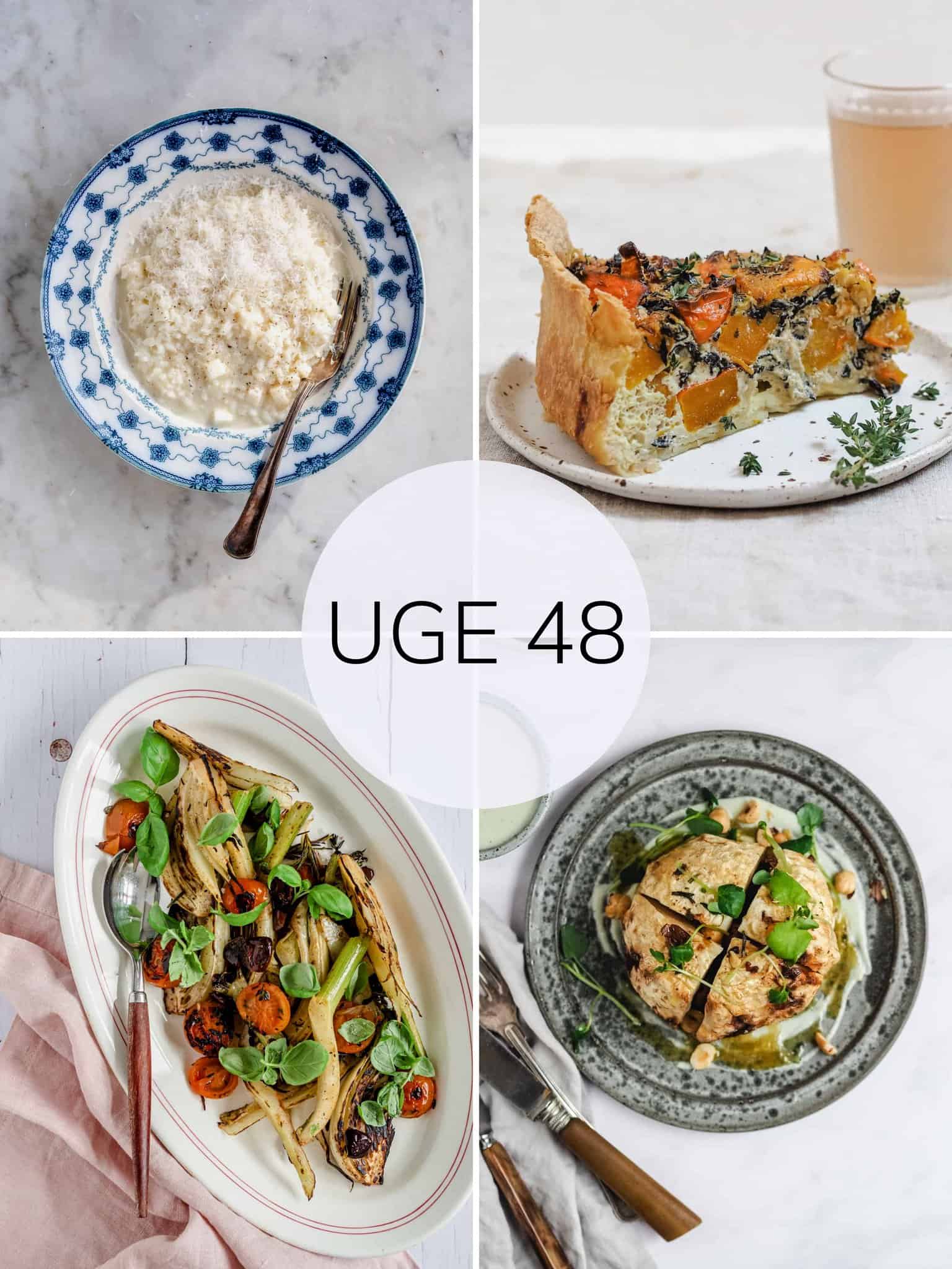 Vegetarisk madplan uge 48