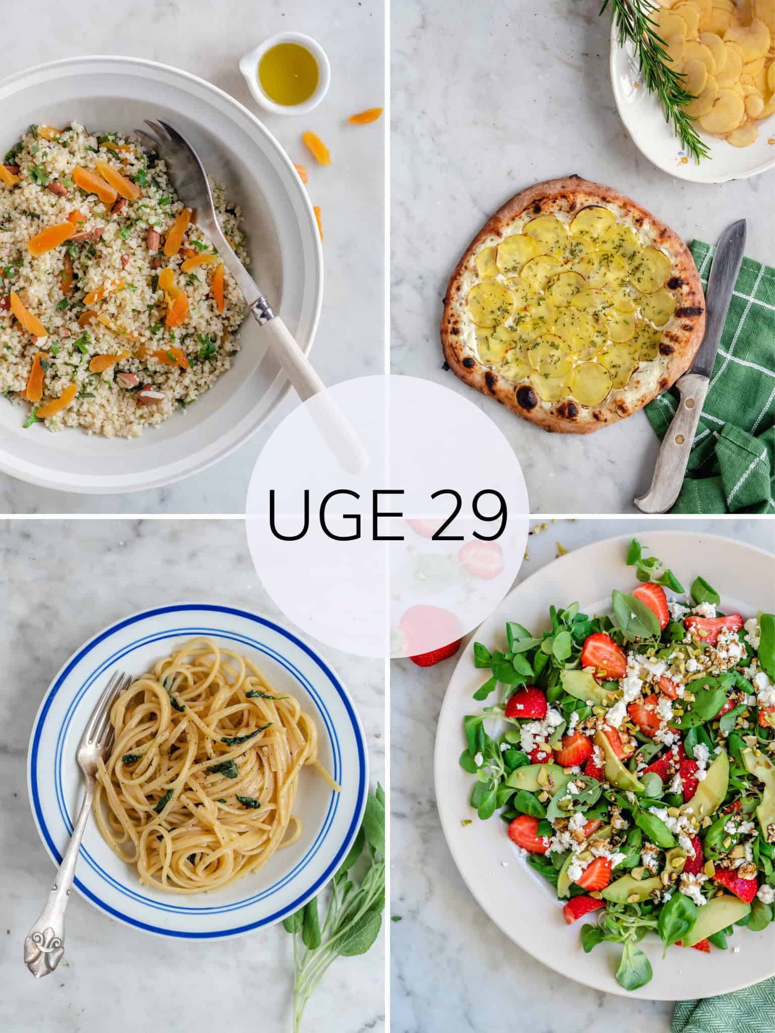 Madplan uge 29 - gratis madplan til ugen