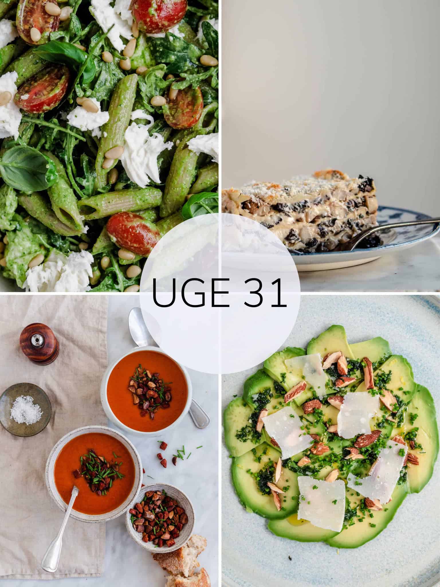 Madplan uge 31 - gratis og nem madplan til ugen