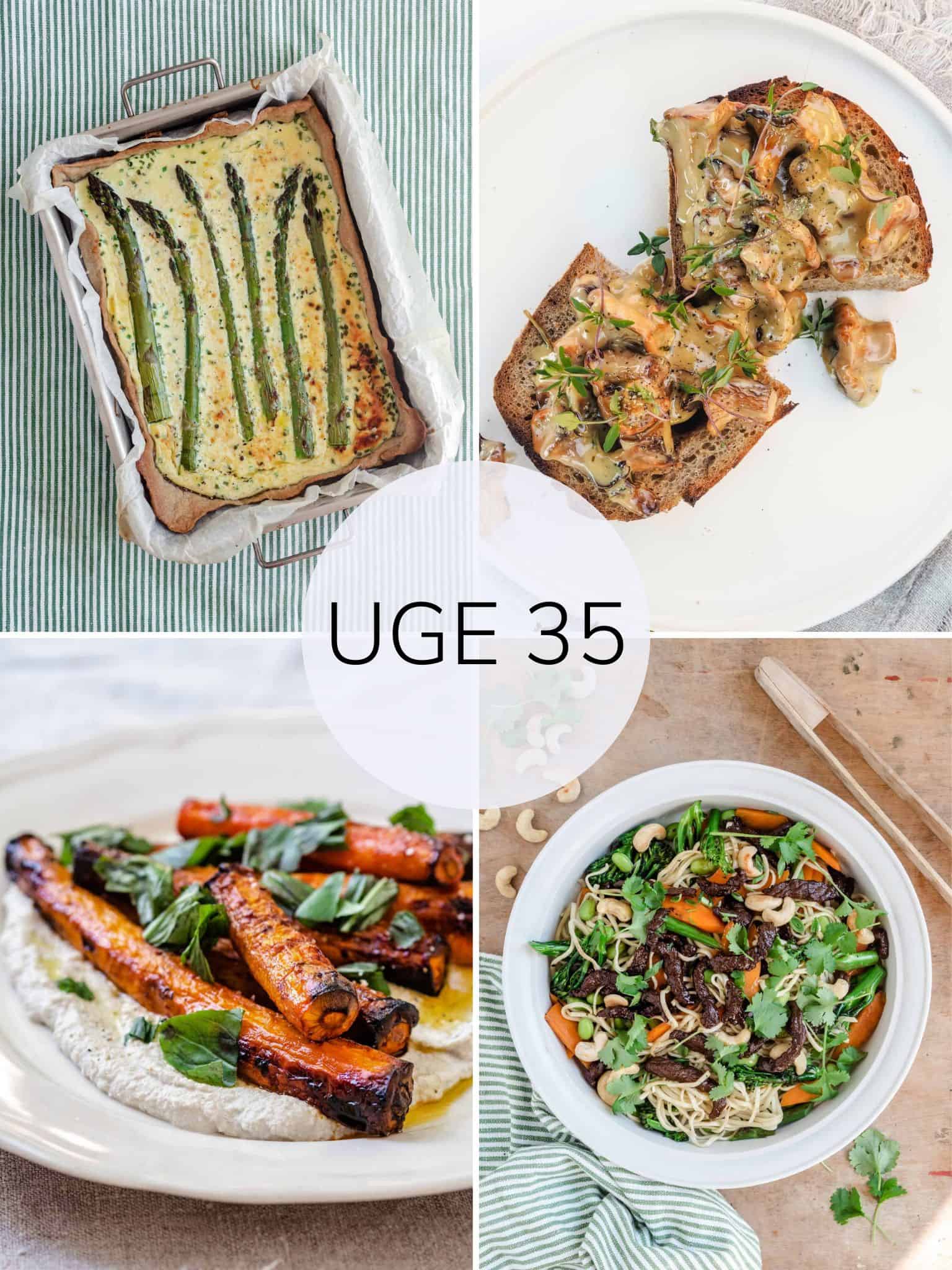 Madplan uge 35 - gratis og nem madplan til ugen