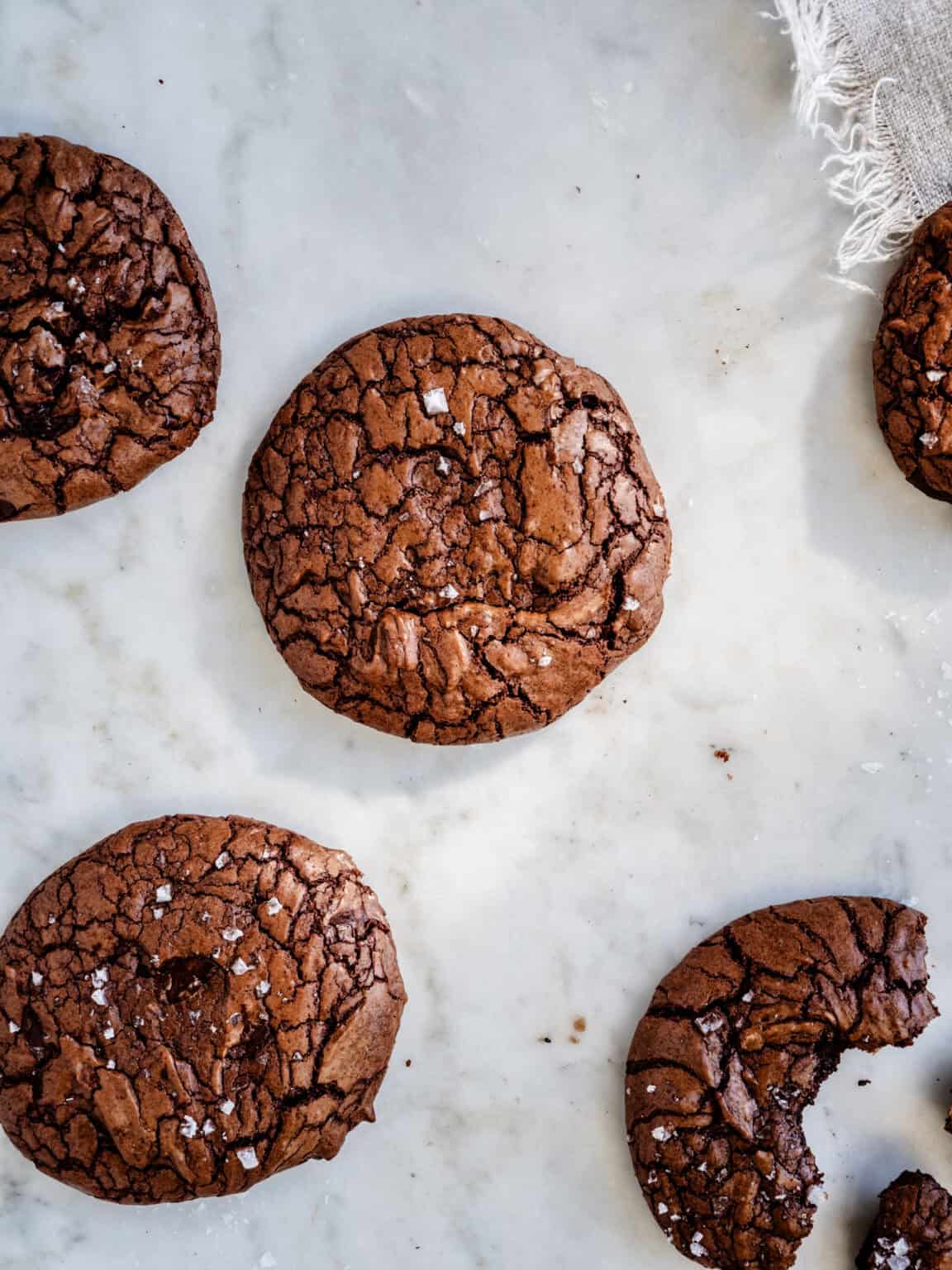 Brownie cookies - bedste opskrift på chokoladecookies!